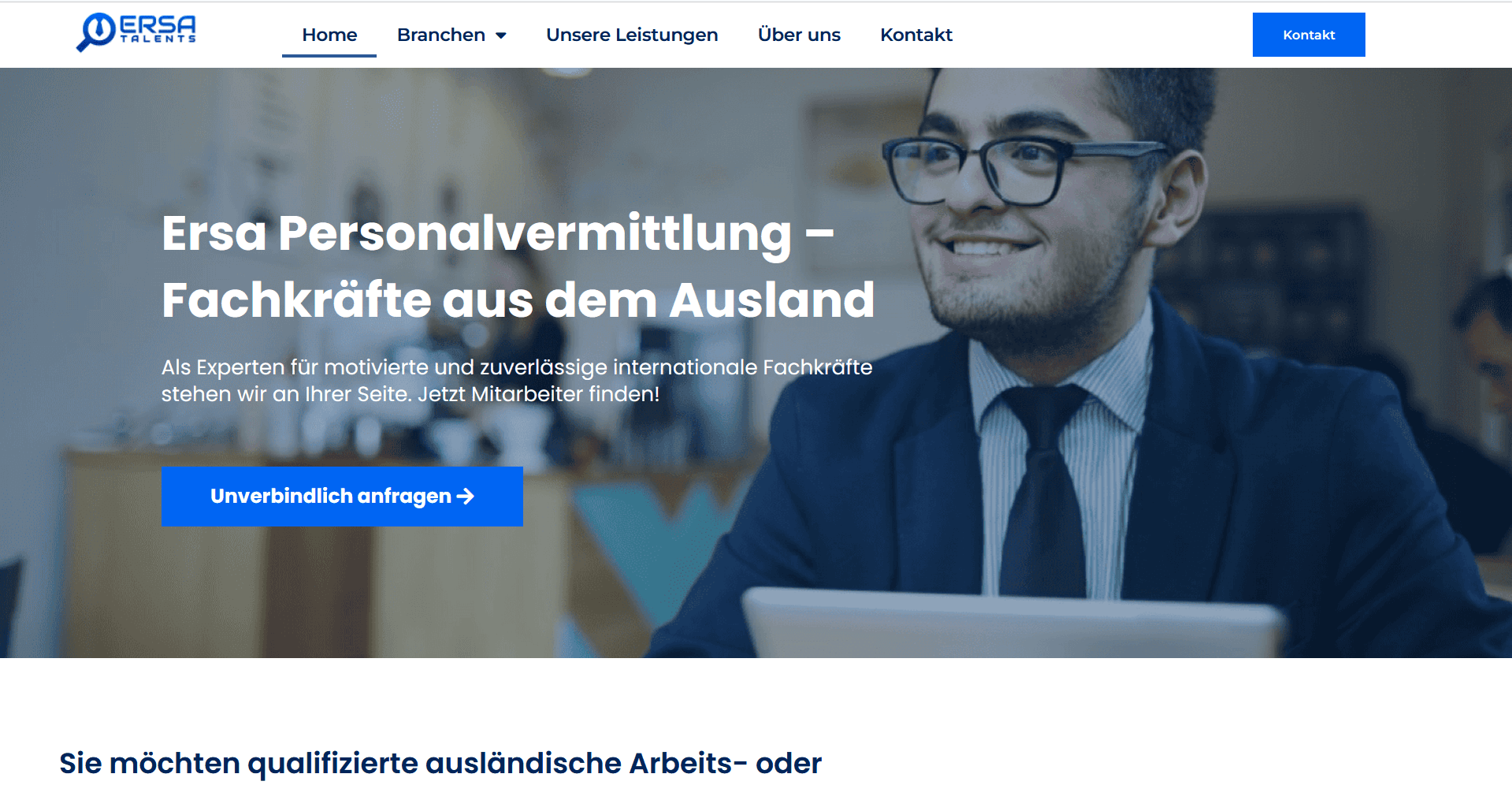 Kontakt - ERSA Talents